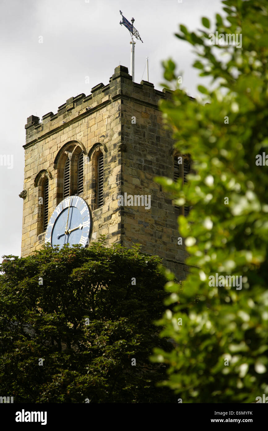 Tower of Saint Mary's Church, Scarborough, UK Stock Photo - Alamy