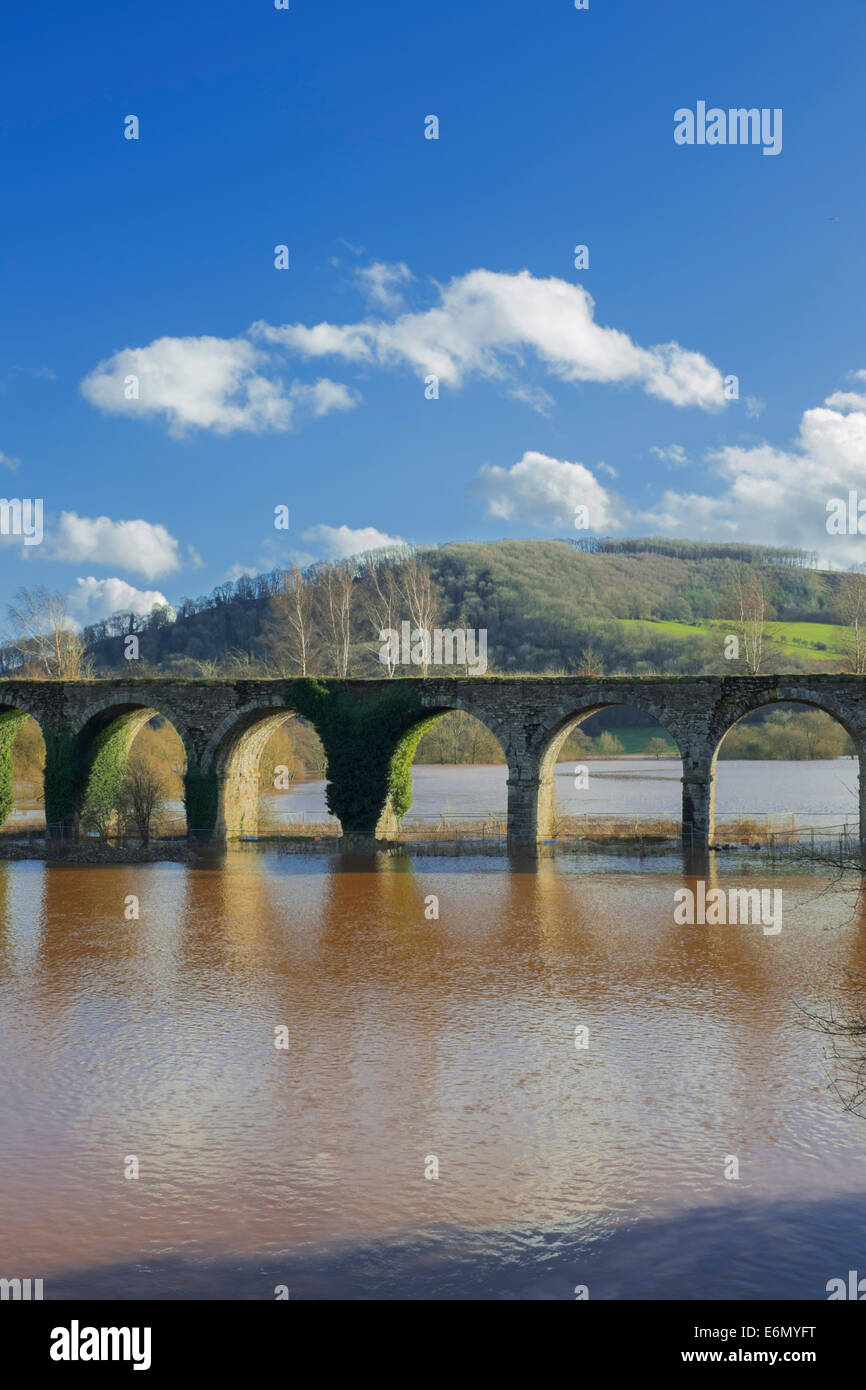 Monmouth viaduct river wye hi-res stock photography and images - Alamy