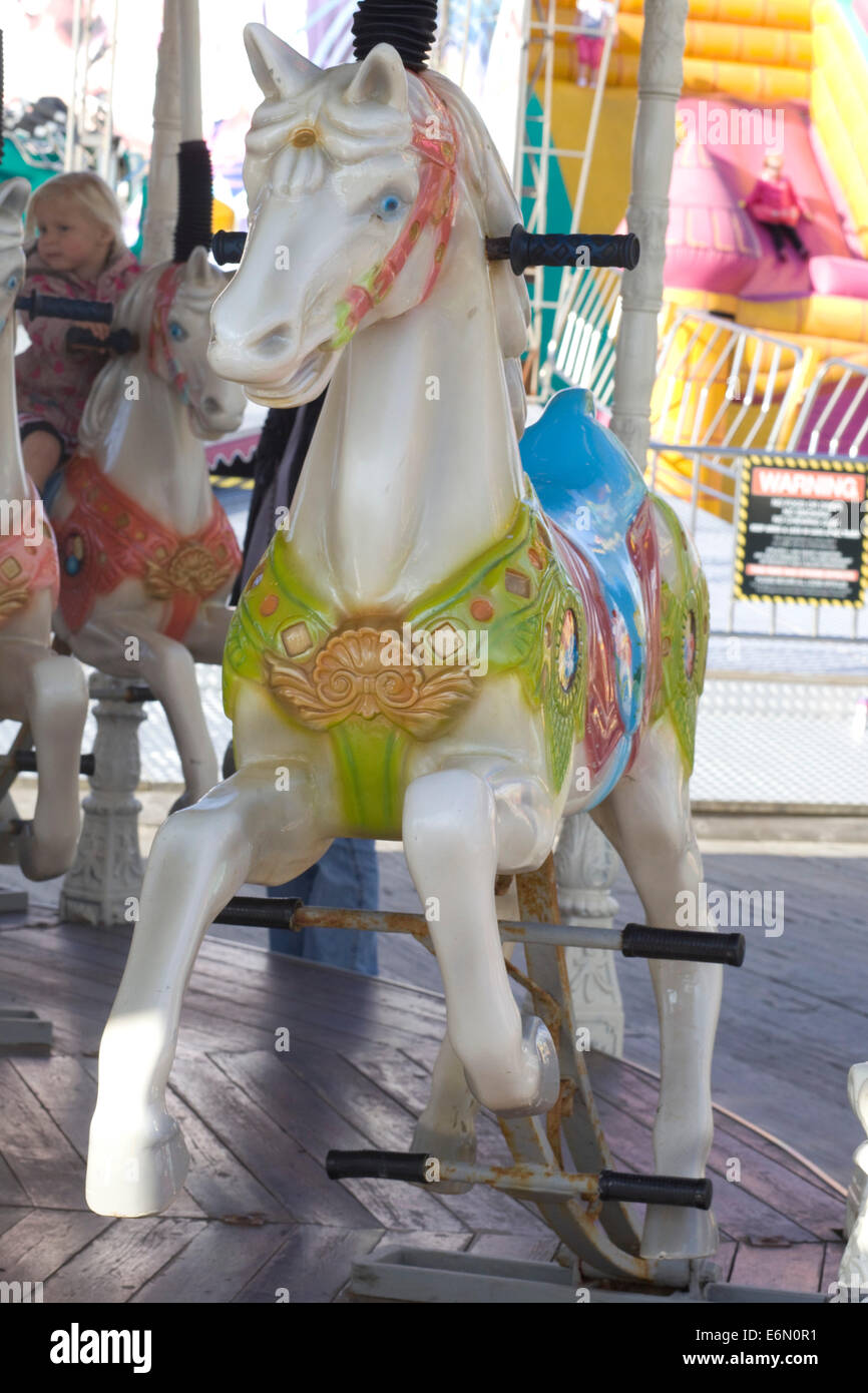 Galloper roundabout hi-res stock photography and images - Alamy