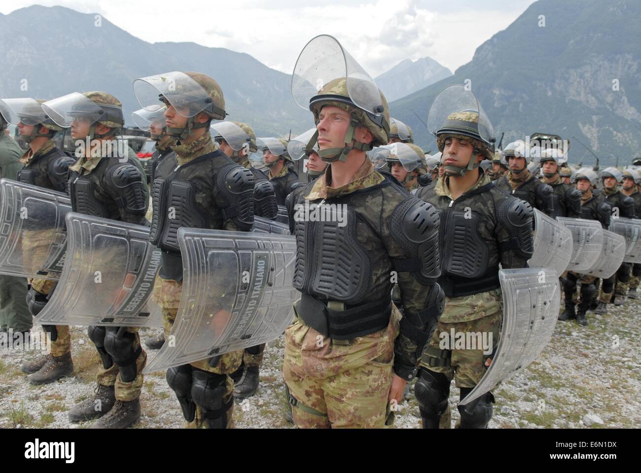 MLF, European Multinational Land Force; Italian Army Mountain brigade ...