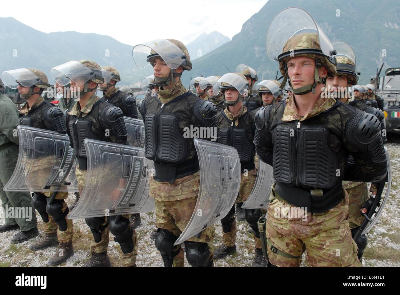 MLF, European Multinational Land Force; Italian Army Mountain brigade ...
