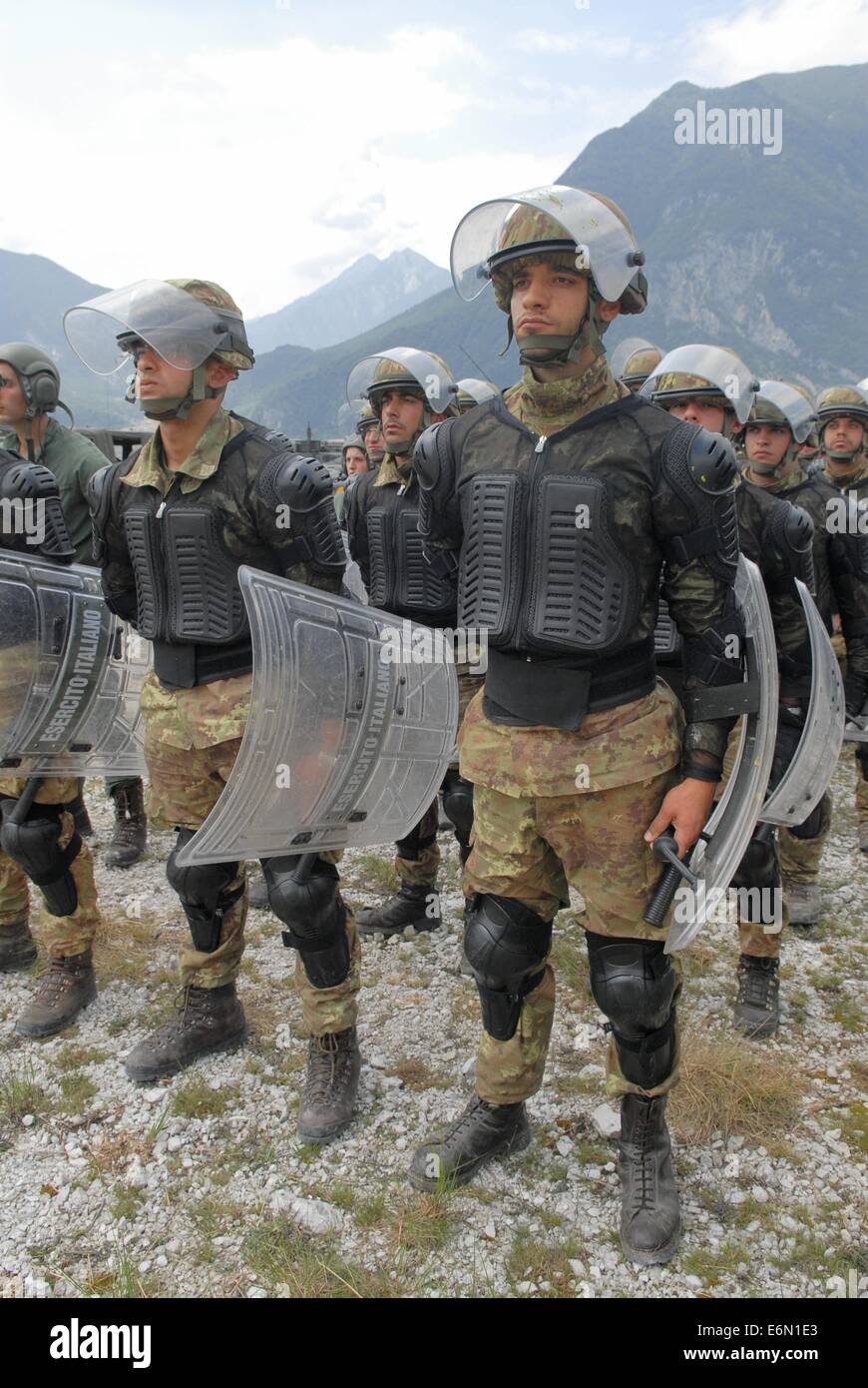 MLF, European Multinational Land Force; Italian Army Mountain brigade ...