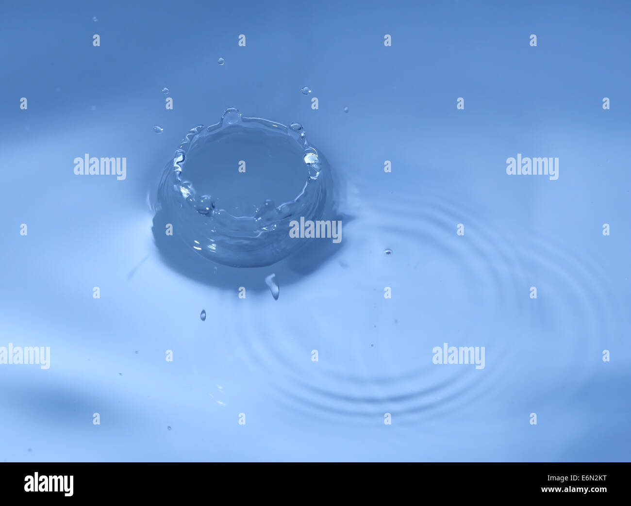 Water drop from above hi-res stock photography and images - Alamy