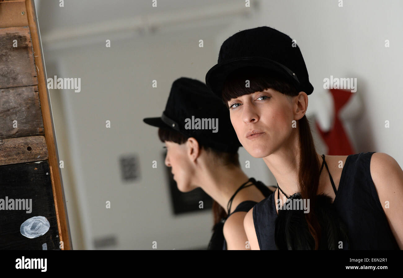 EXCLUSIVE - Berlin fashion designer Esther Perbandt is pictured in her ...