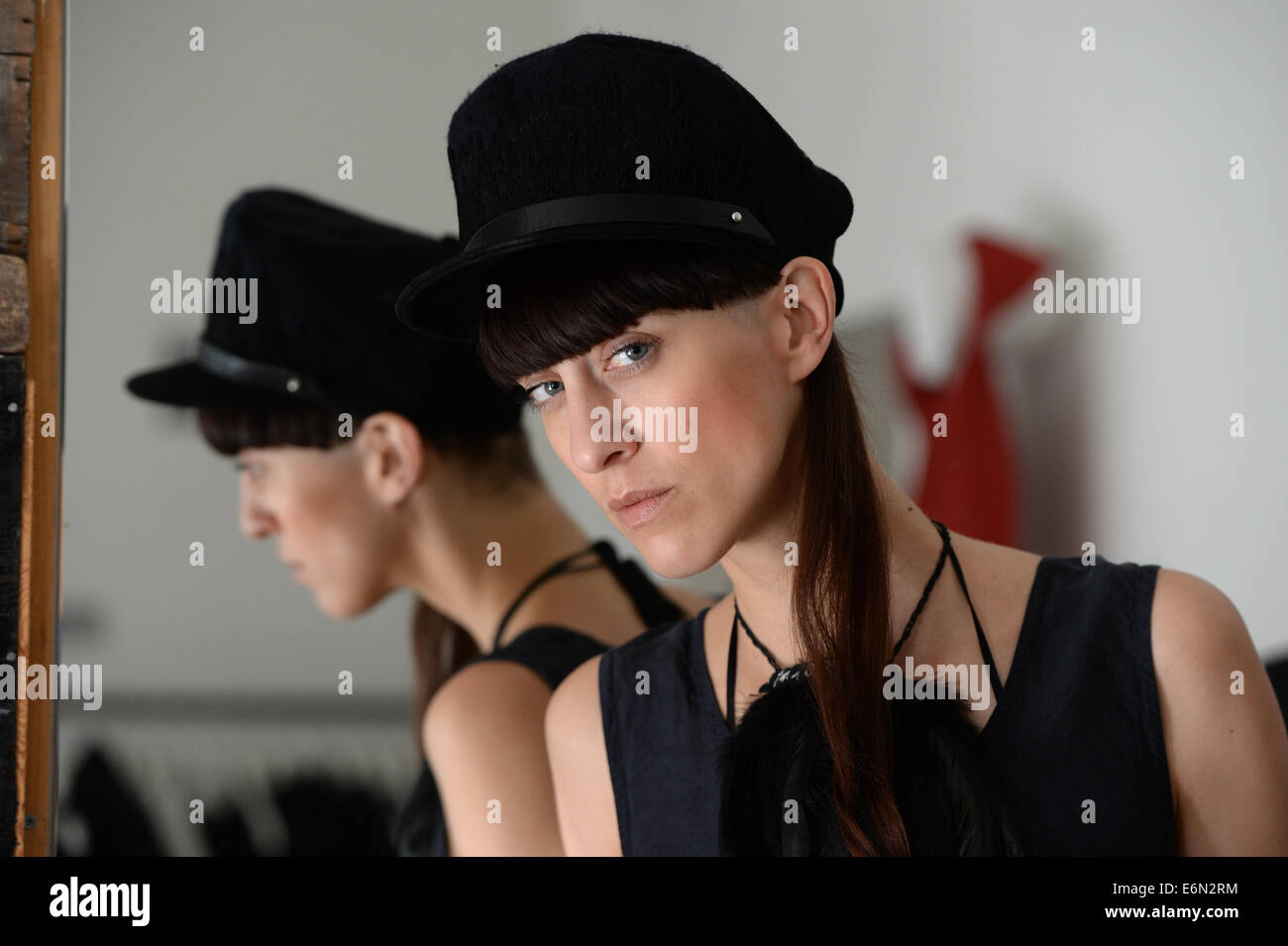 EXCLUSIVE - Berlin fashion designer Esther Perbandt is pictured in her ...