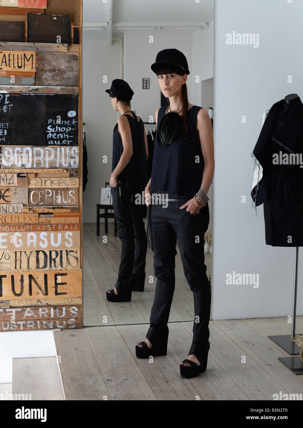 EXCLUSIVE - Berlin fashion designer Esther Perbandt is pictured in her ...