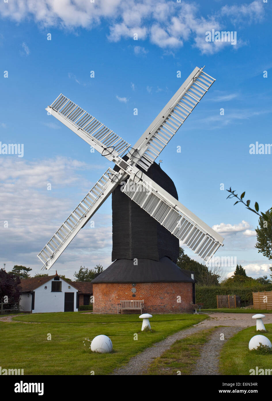 Outwood Post Mill, Redhill, Surrey Stock Photo - Alamy