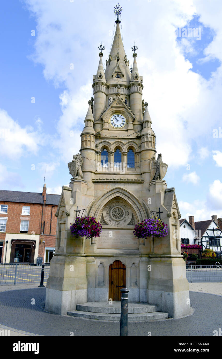 Rother Street Clock Tower in Stratford-upon-Avon Stock Photo - Alamy