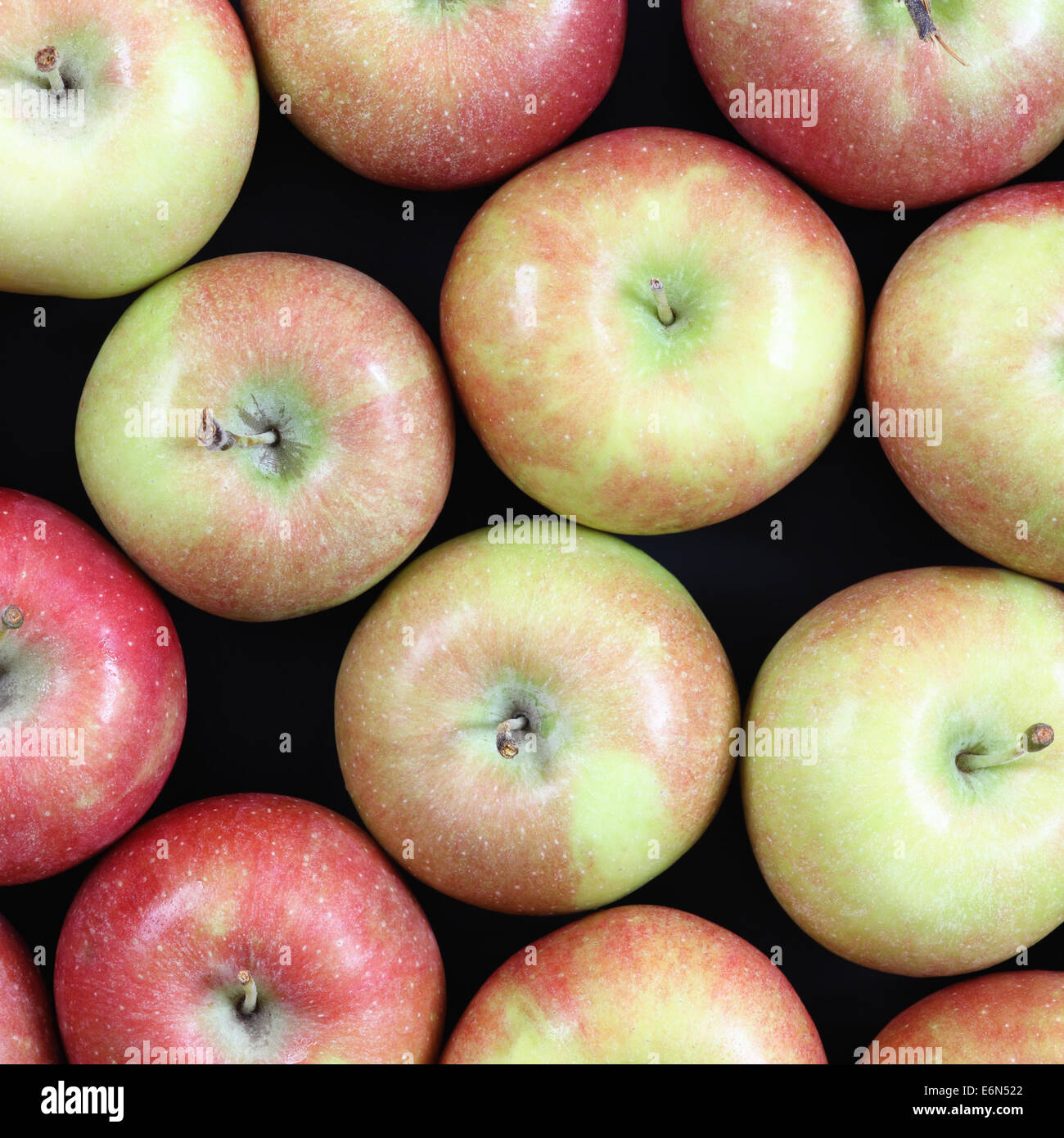Tasty ripe apples. Top view Stock Photo - Alamy