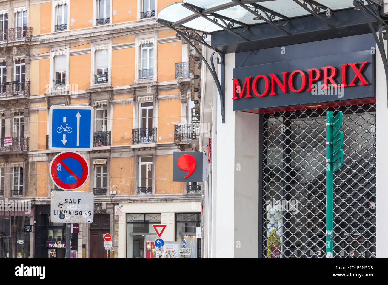 Monoprix store in france hi-res stock photography and images - Alamy