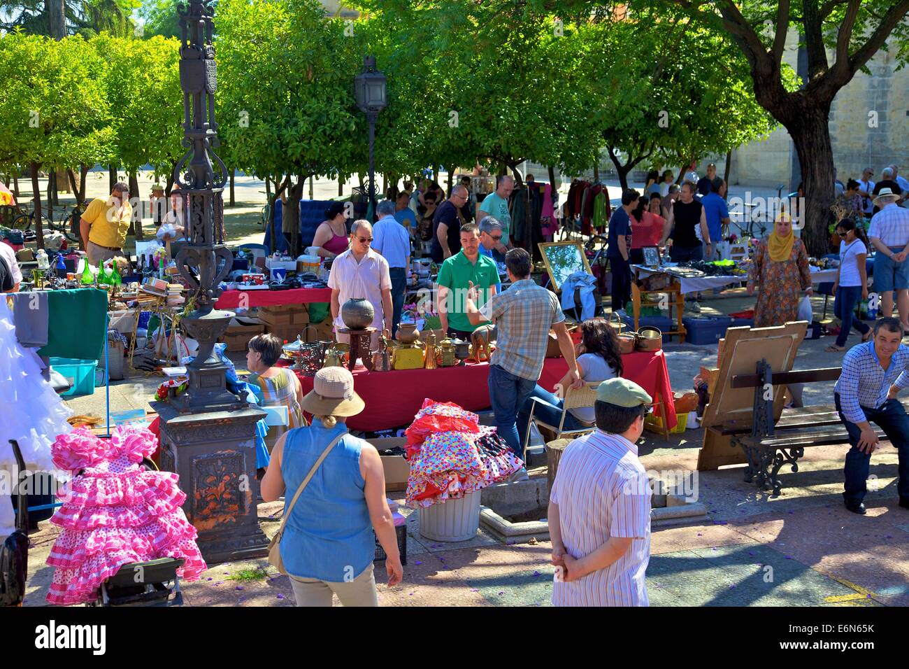 Market, Alameda Vieja, Jerez de la Frontera, Cadiz Province, Andalusia ...