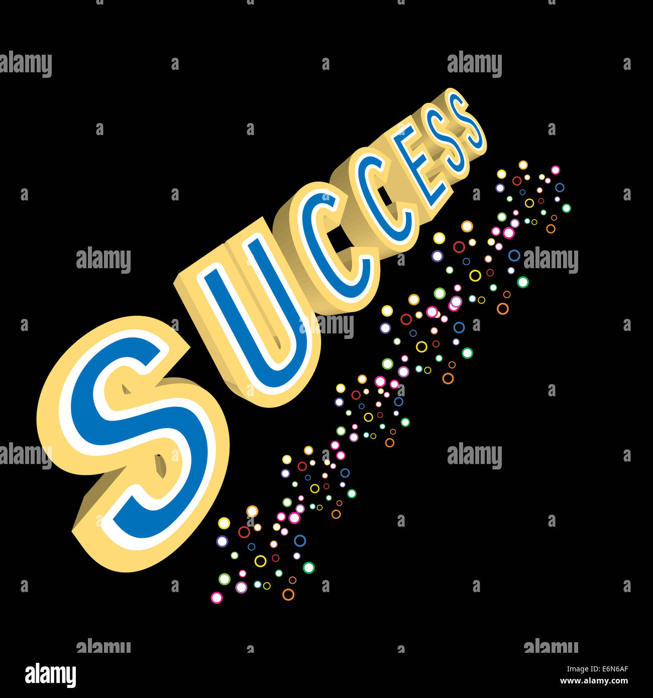 abstract magic success text on a black background Stock Photo - Alamy