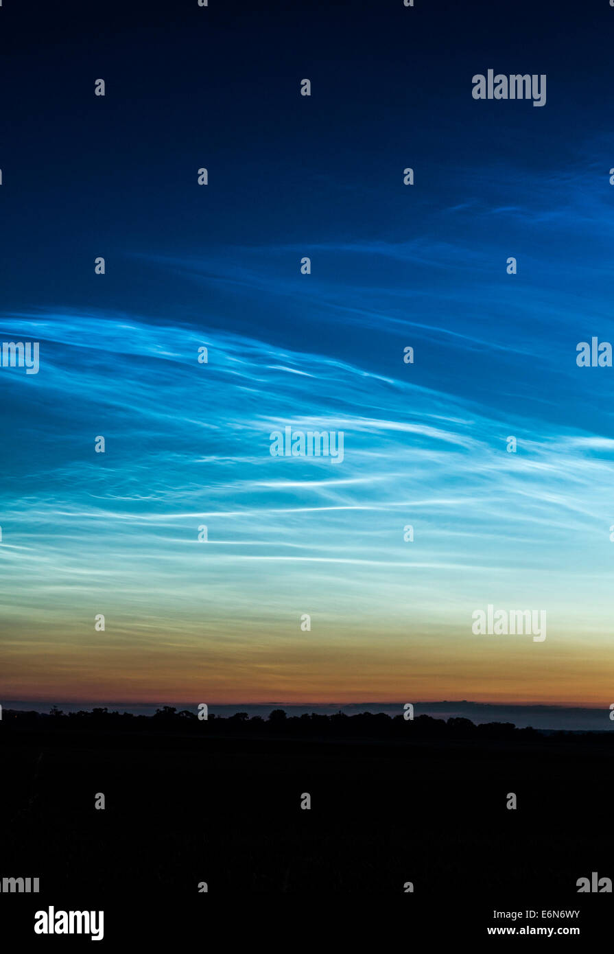 noctilucent clouds that are typically 50 miles high in the mesosphere ...