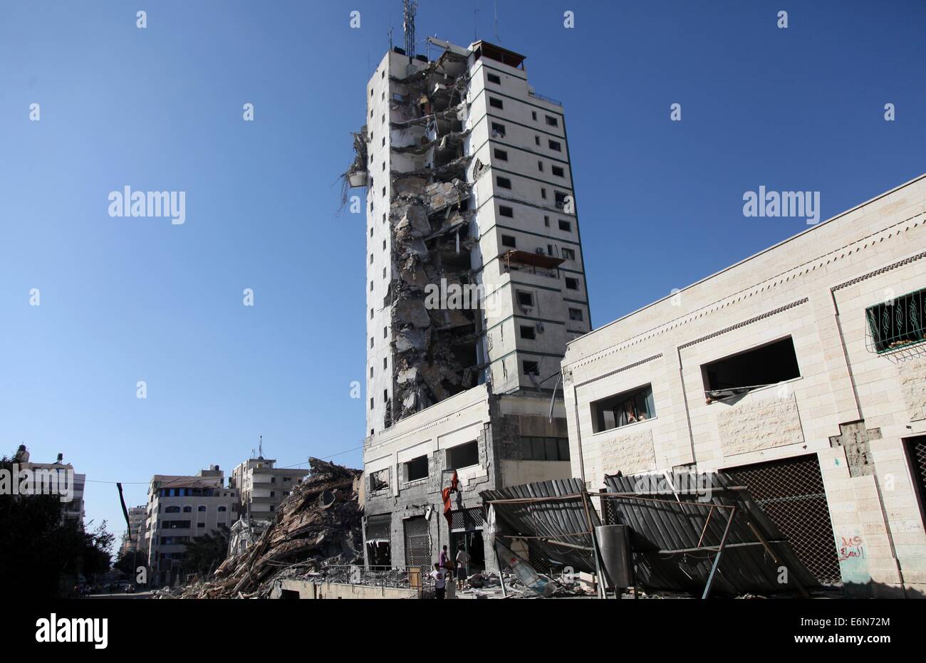 Gaza City, Gaza Strip, Palestinian Territory. 26th Aug, 2014. A general ...