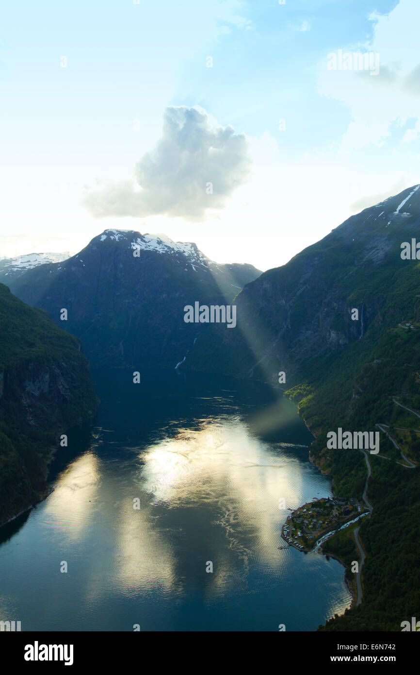scenic landscapes of the northern Norwegian fjords Stock Photo - Alamy