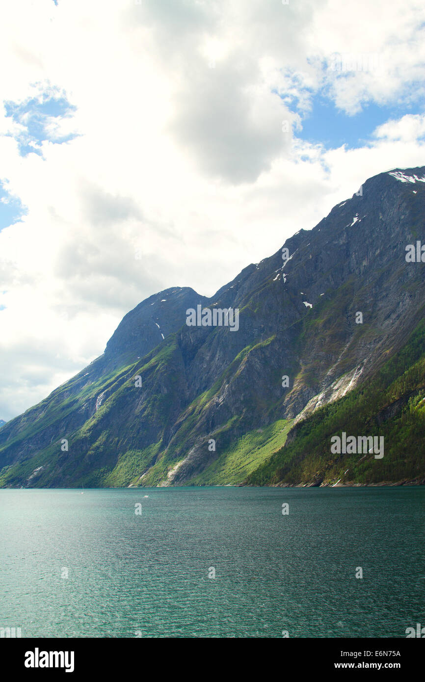 scenic landscapes of the northern Norwegian fjords Stock Photo - Alamy