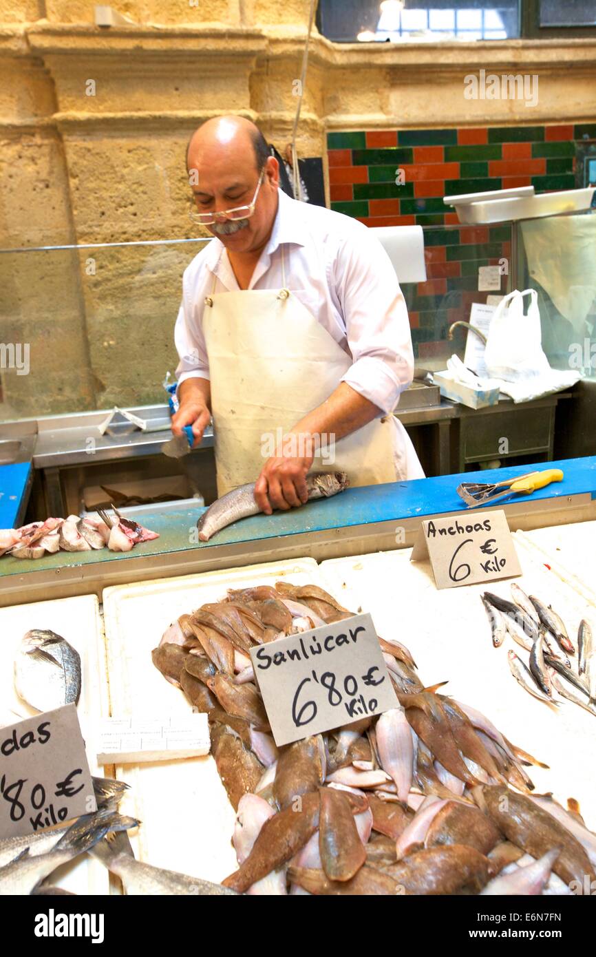 Market, Jerez de la Frontera, Cadiz Province, Andalucia, Spain, South ...