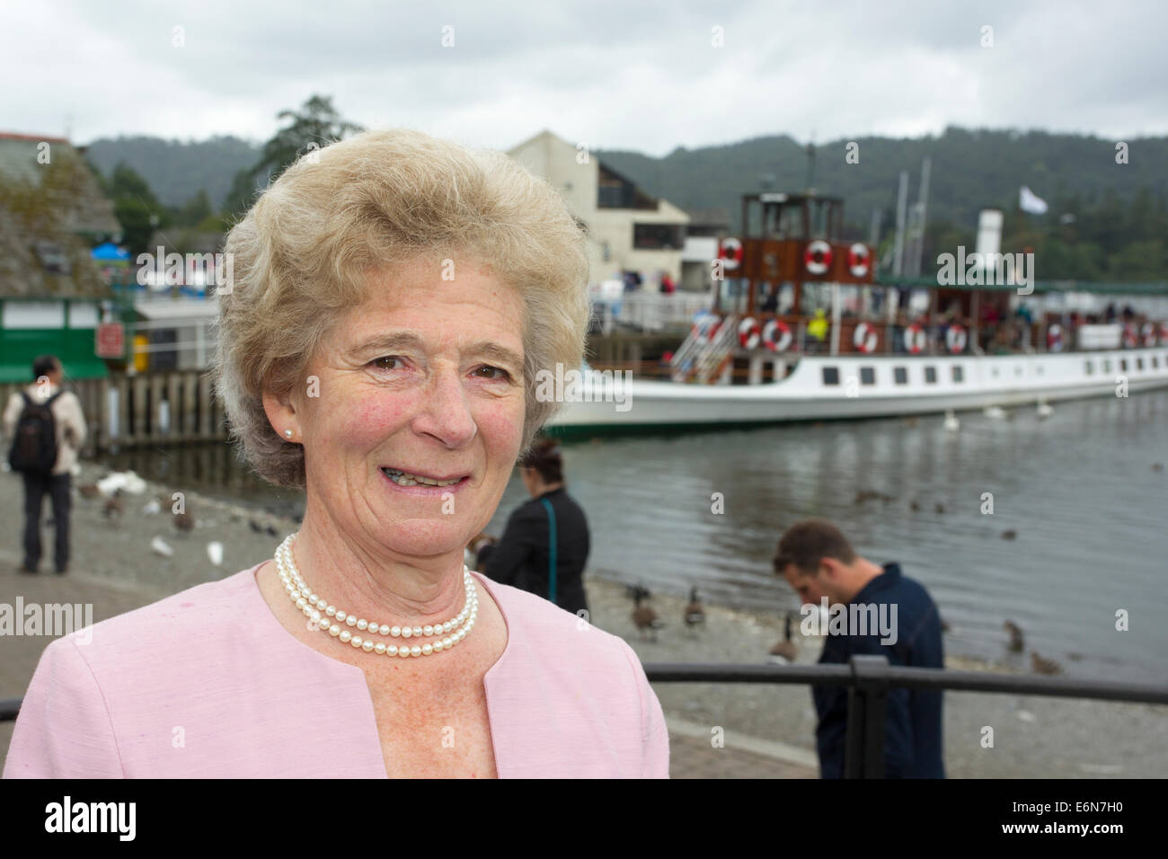 The Lord-Lieutenant Mrs Claire Hensman Cumbria Stock Photo - Alamy