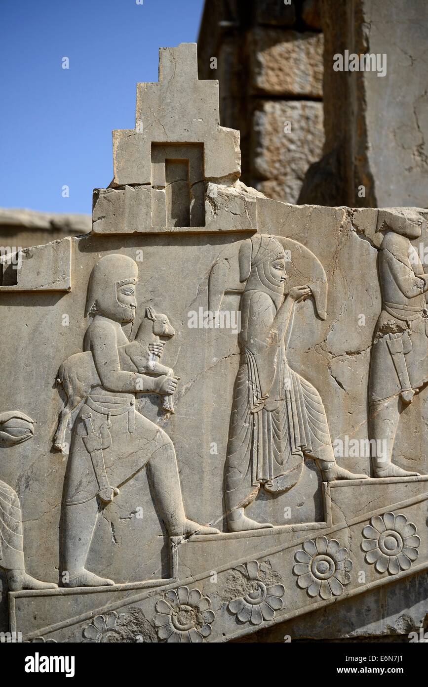IRAN, Persepolis , Takht-e Jamshid ,The ceremonial capital of the ...