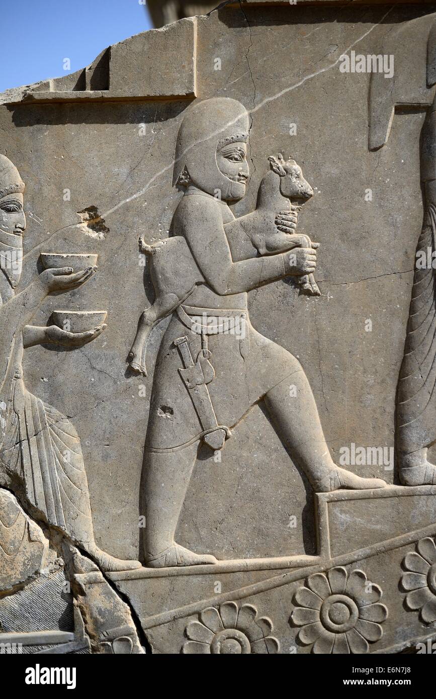IRAN, Persepolis , Takht-e Jamshid ,The ceremonial capital of the ...