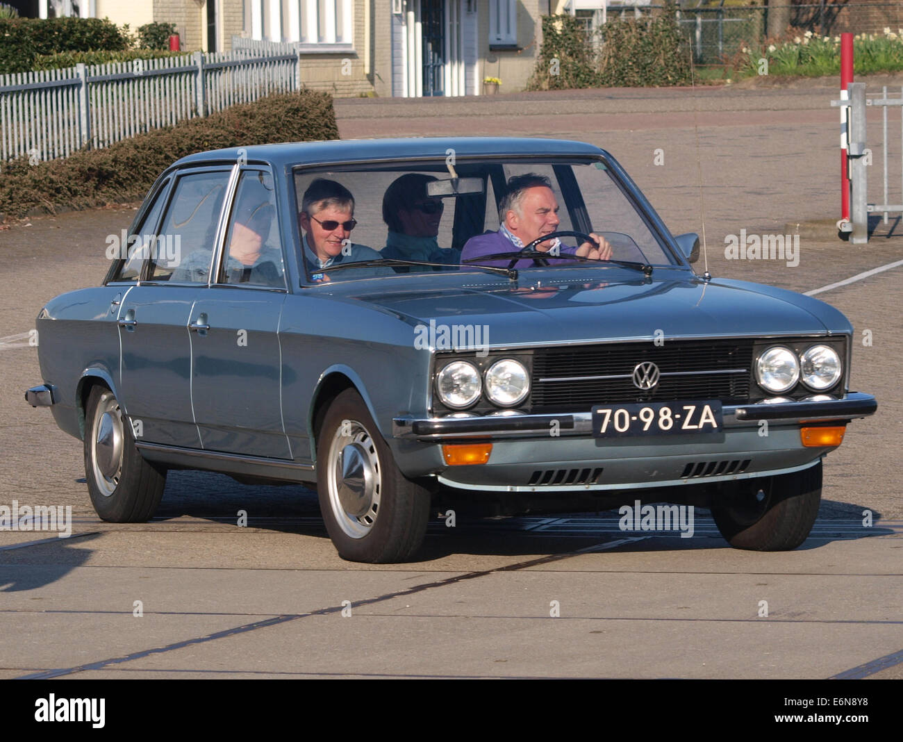 The 1973 Volkswagen K70L, with license plate 70-98-ZA, is a vintage ...