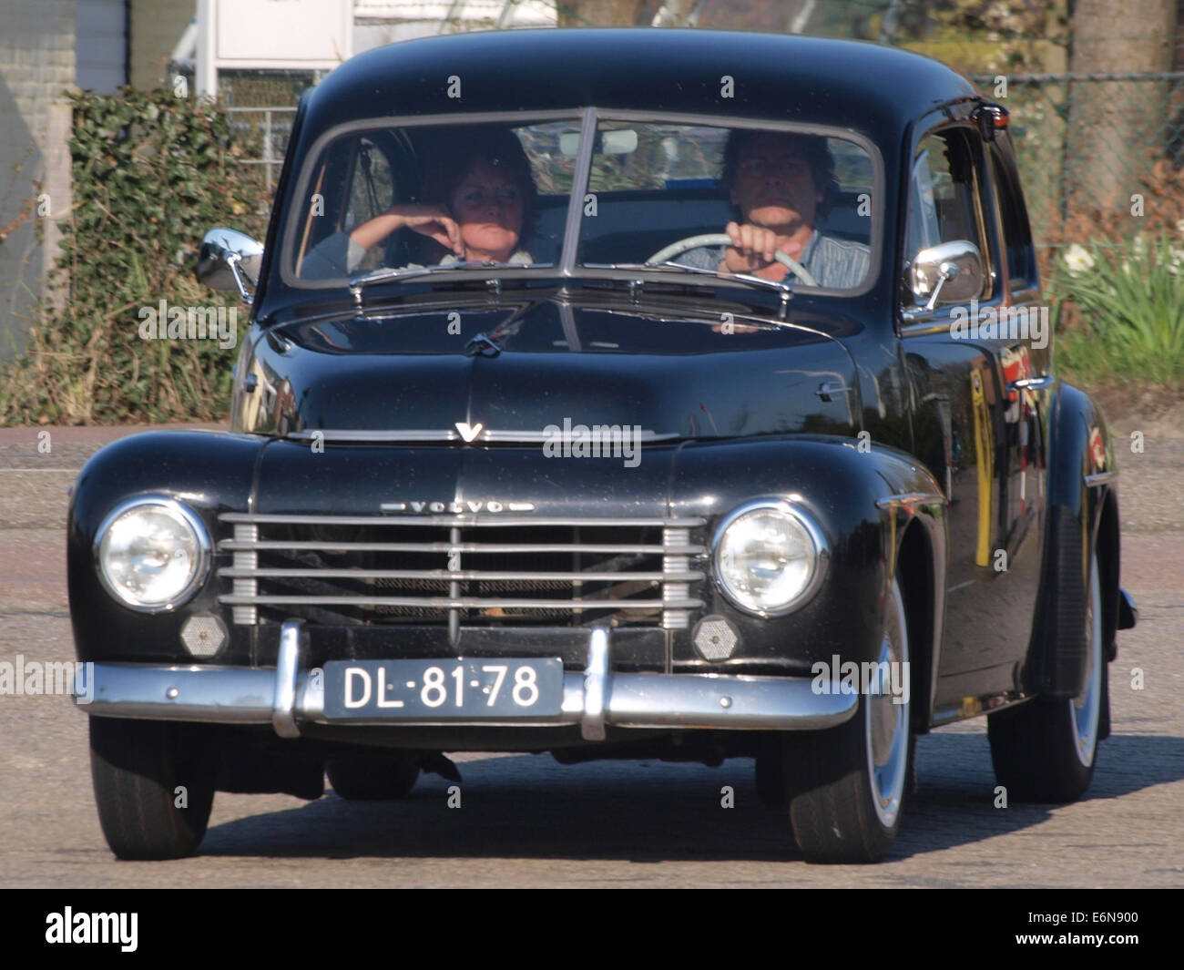 The 1955 Volvo PV 444 H, with Dutch license registration DL-81-78, is a ...