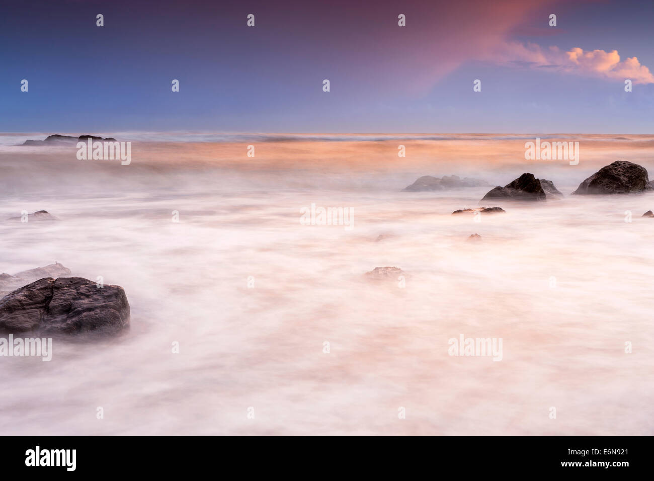 Rocky Coast at Ayrmer Cove in South Devon, South Hams, England, United ...