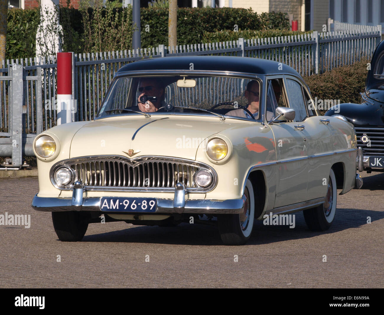 The 1956 Simca Versailles, registered in the Netherlands under license ...