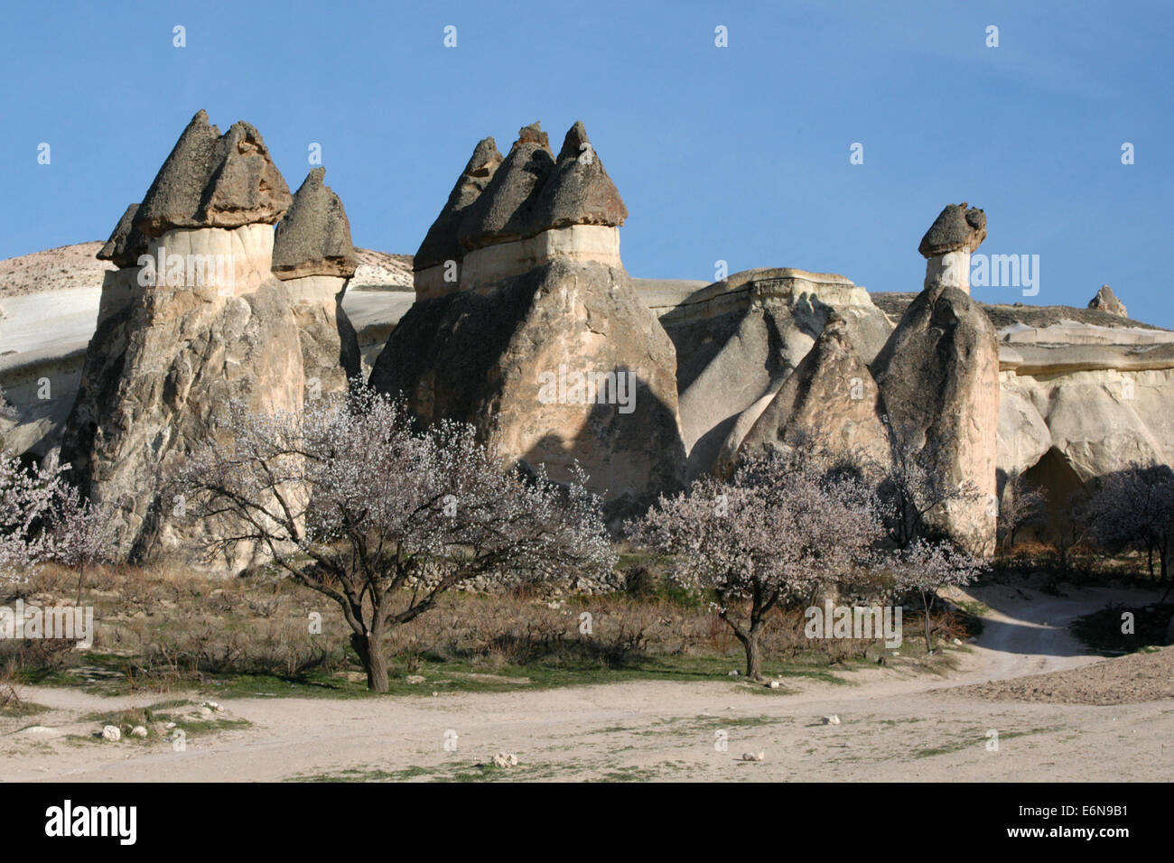 Rock formations in the Monks Valley (Pasabagi) near Causvin in ...