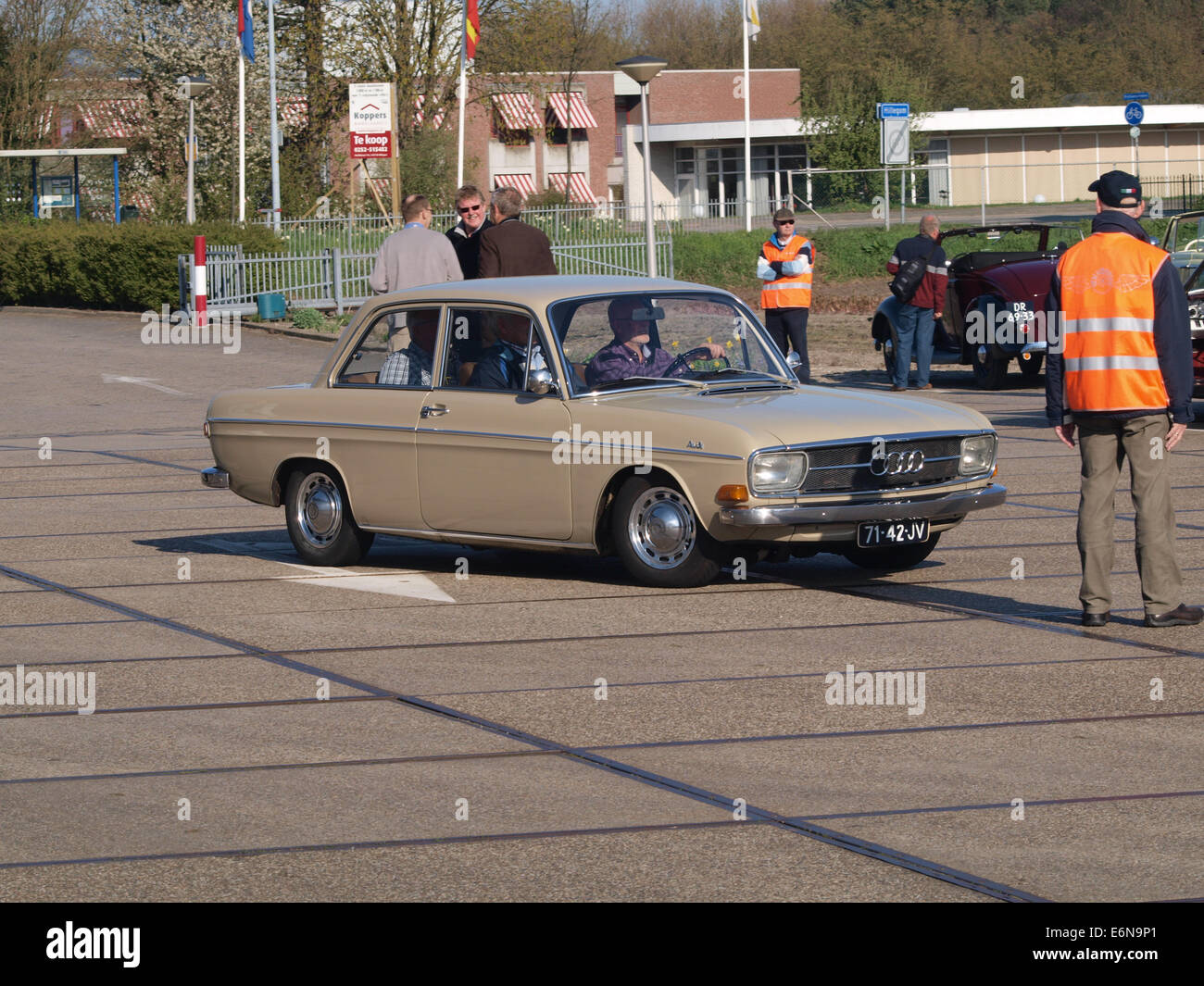 The 1969 Audi 60 L, with licence 71-42-JV, is a classic German sedan ...