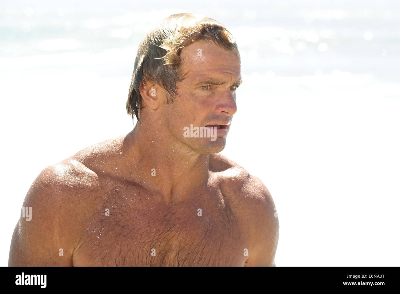 Malibu, California, USA. 27th Aug, 2014. Professional surfer Laird ...