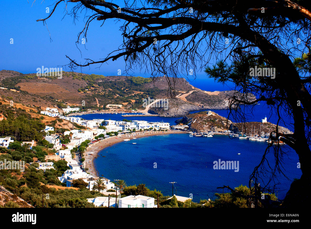Kapsali village at Kithira island in Greece Stock Photo - Alamy