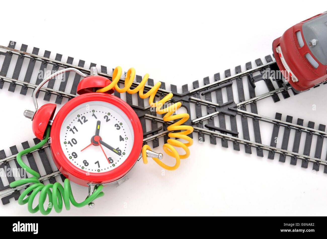 Train and time bomb on the white background. Robbery Concept Stock ...