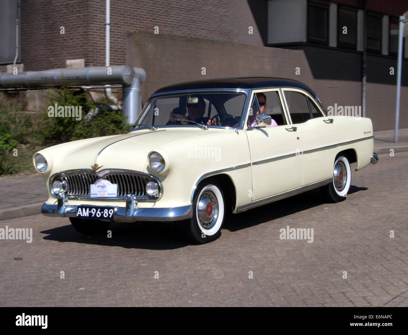 The 1956 Simca Versailles, registered in the Netherlands under licence ...