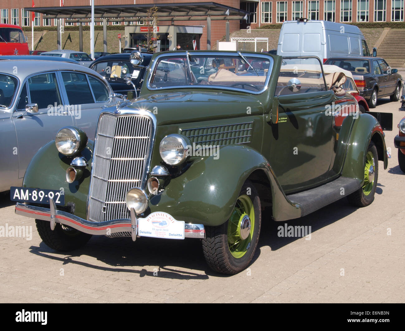 The 1935 Ford 48, with Dutch licence registration AM-89-92, captured in ...