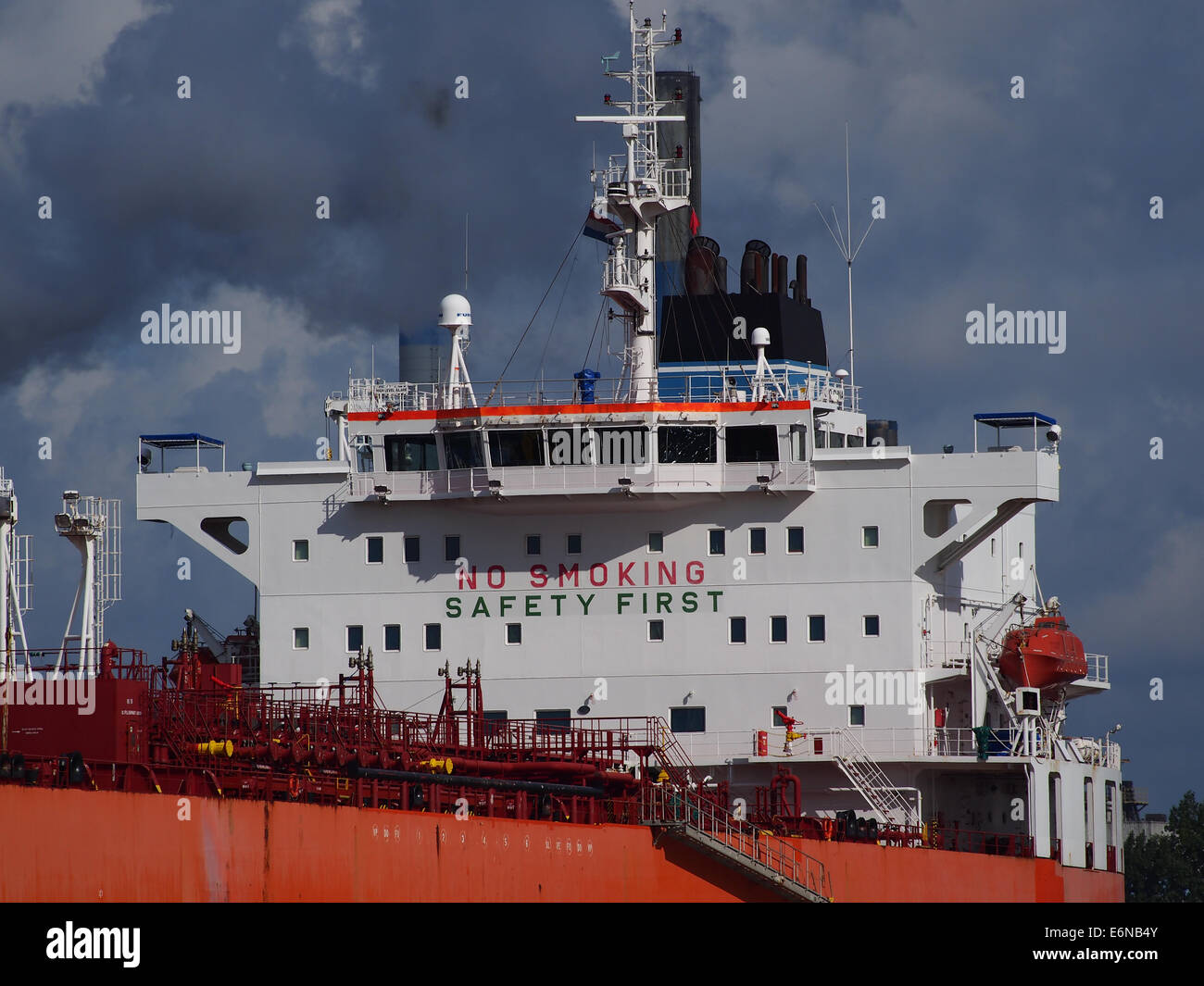 CPO China, IMO 9434204, is an oil tanker at the Botlek terminal in the ...