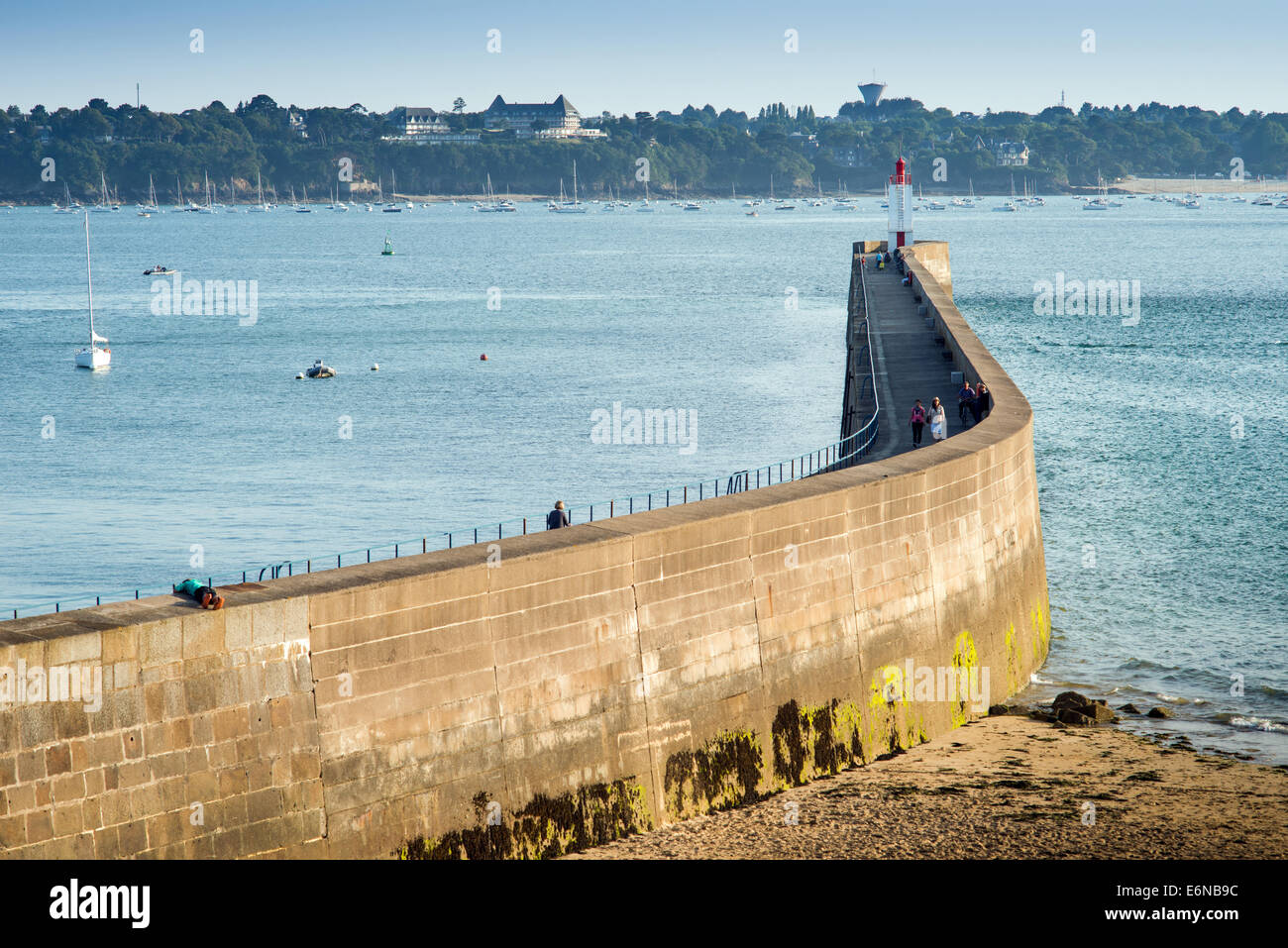 Panoramic View of Saint Malo Waterfront St Malo Bretagne Brittany ...