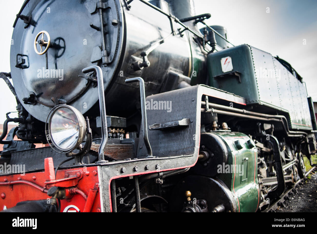Historic steam locomotive "Pacific PLM 231 K 8" of "Paimpol-Pontrieux ...