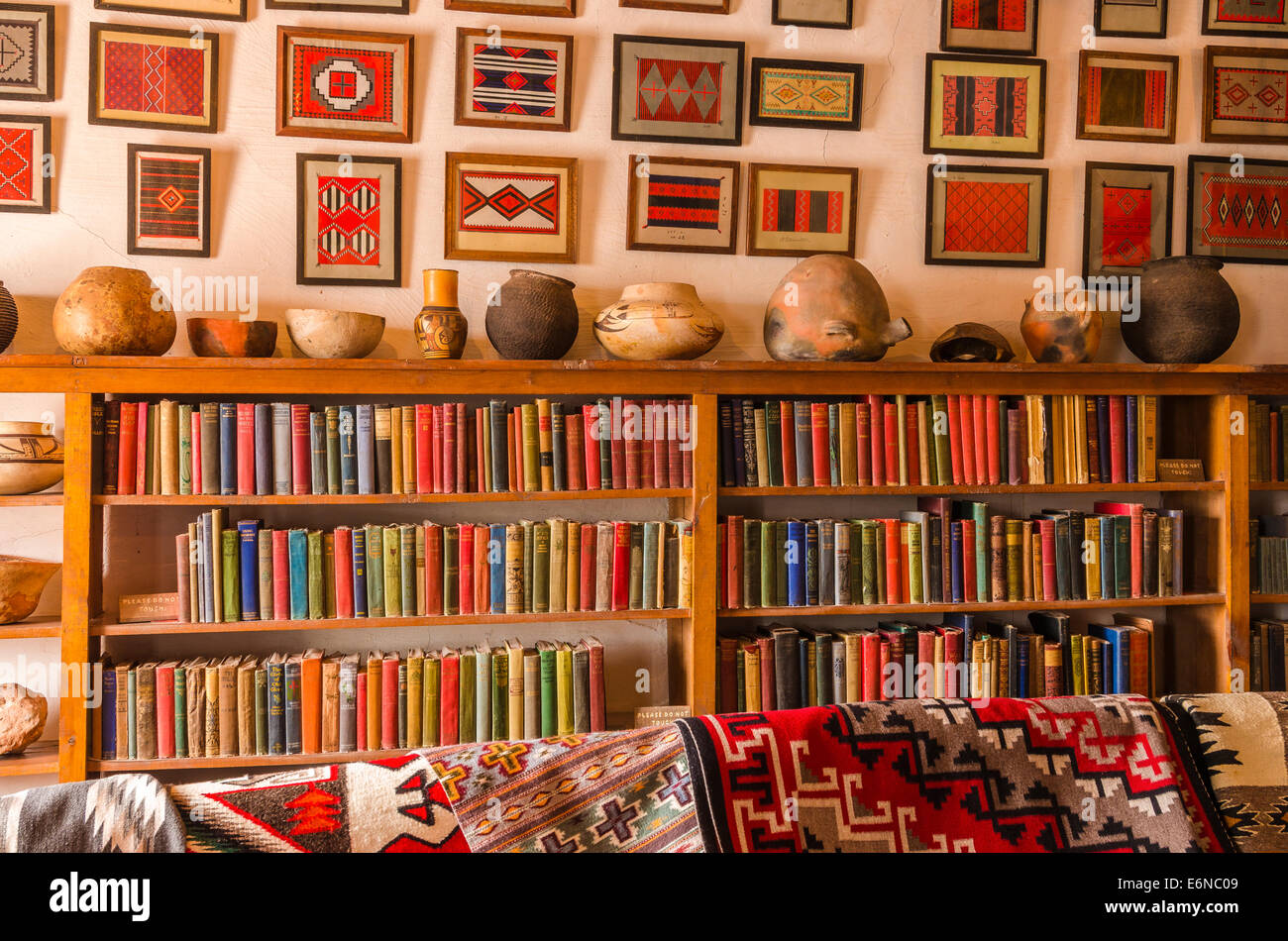 Navajo art and classic books, Hubbell Trading Post National Historic ...