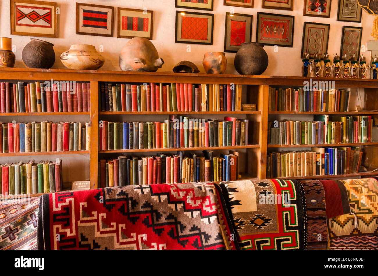 Navajo art and classic books, Hubbell Trading Post National Historic ...