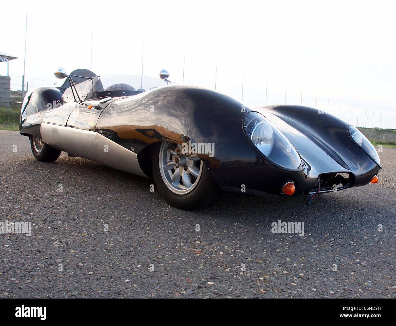 A replica of the Lotus Eleven, a lightweight, high-performance sports ...
