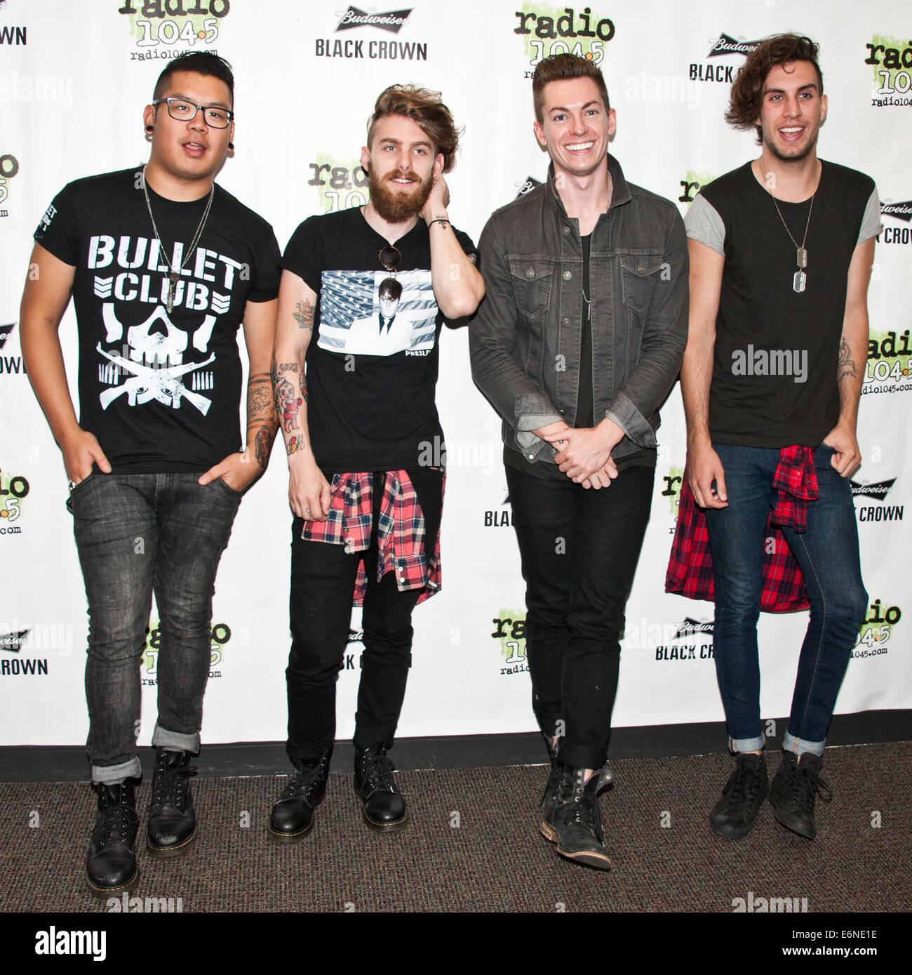 Bala Cynwyd, Pennsylvania, USA. 27th August, 2014. (L to R) Julian ...