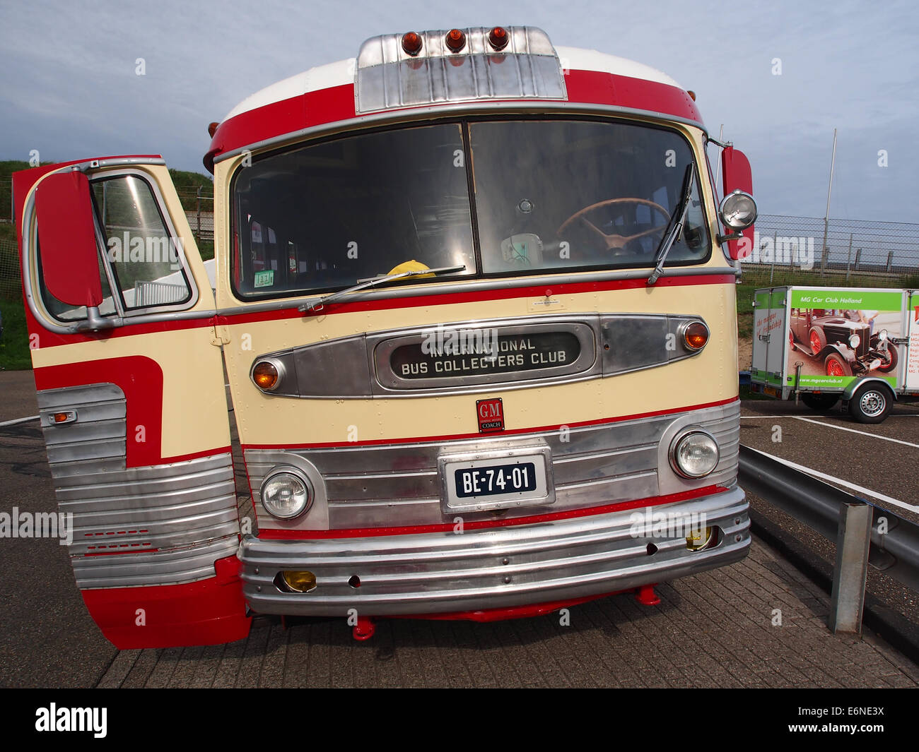 The 1952 GMC Silver Eagle (M3 CQ, PD4103) coach is a vintage passenger ...