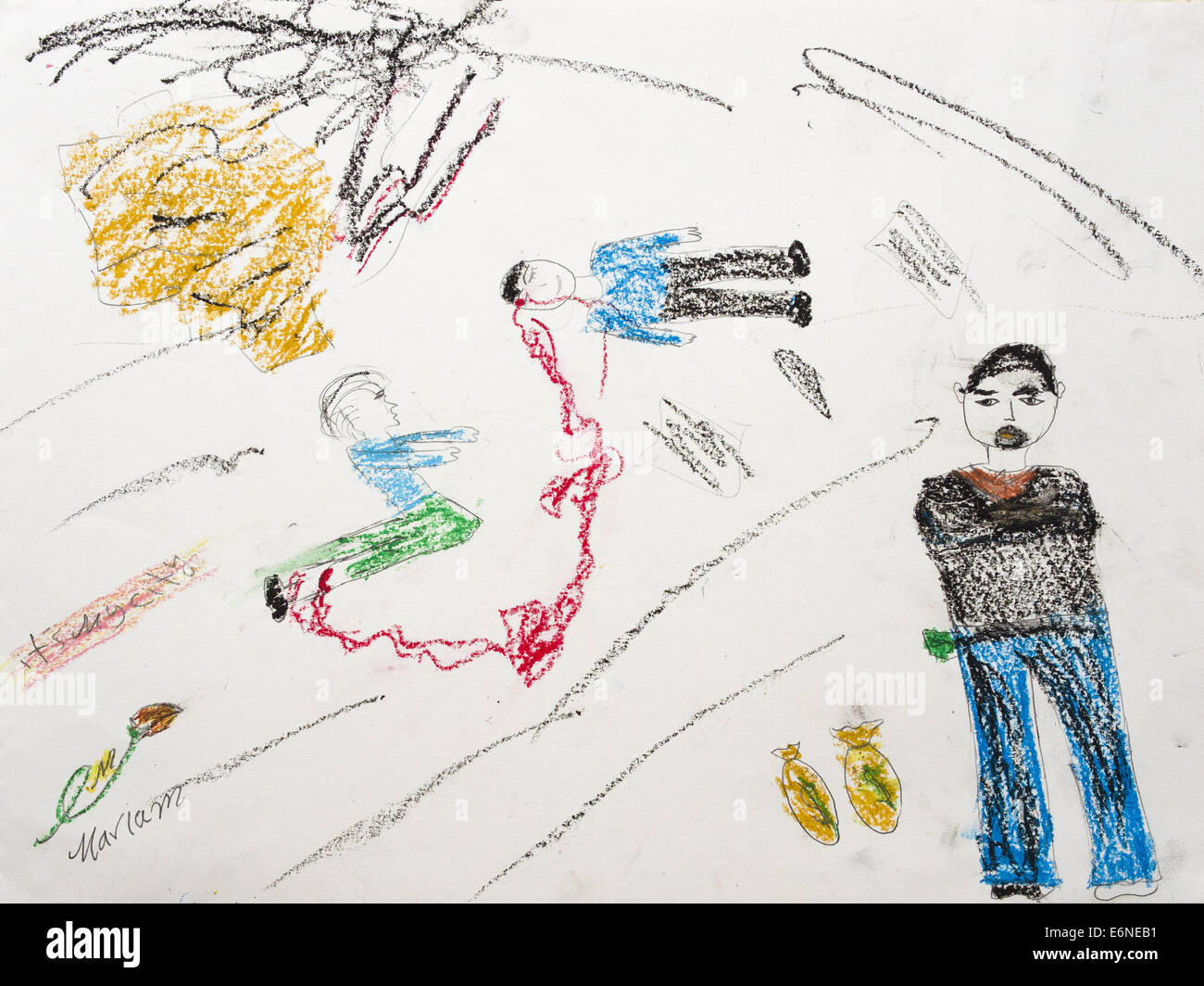 Syria child drawing hi-res stock photography and images - Alamy
