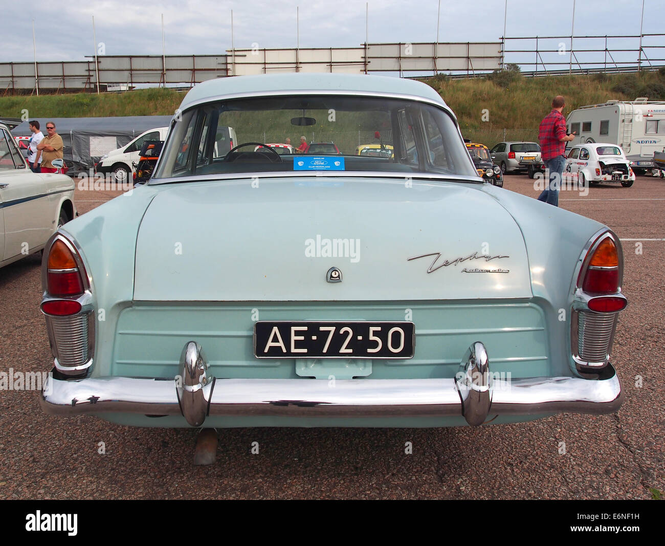 The 1964 Ford Zephyr, with licence AE-72-50, is a classic British ...