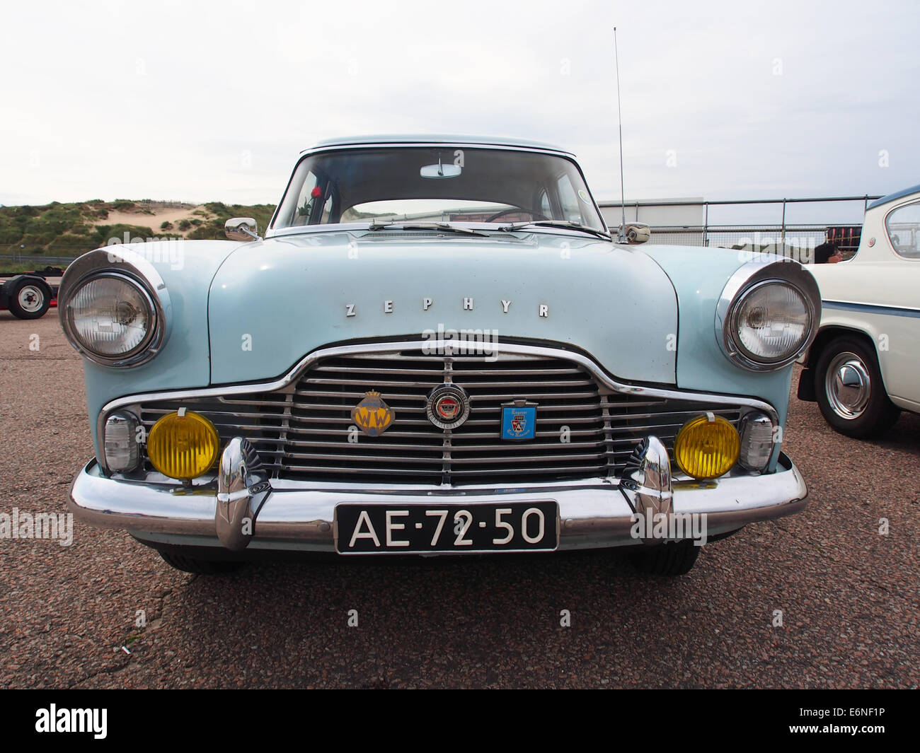 The 1964 Ford Zephyr, with licence AE-72-50, is a vintage British ...