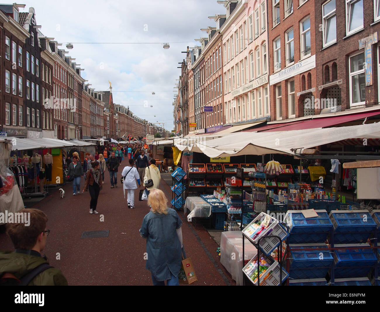 The Albert Cuyp Market in Amsterdam is a popular street market known ...