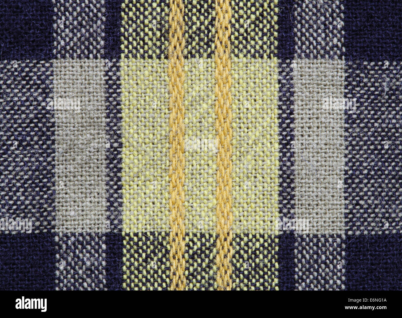 close up of gingham tablecloth fabric texture background Stock Photo ...