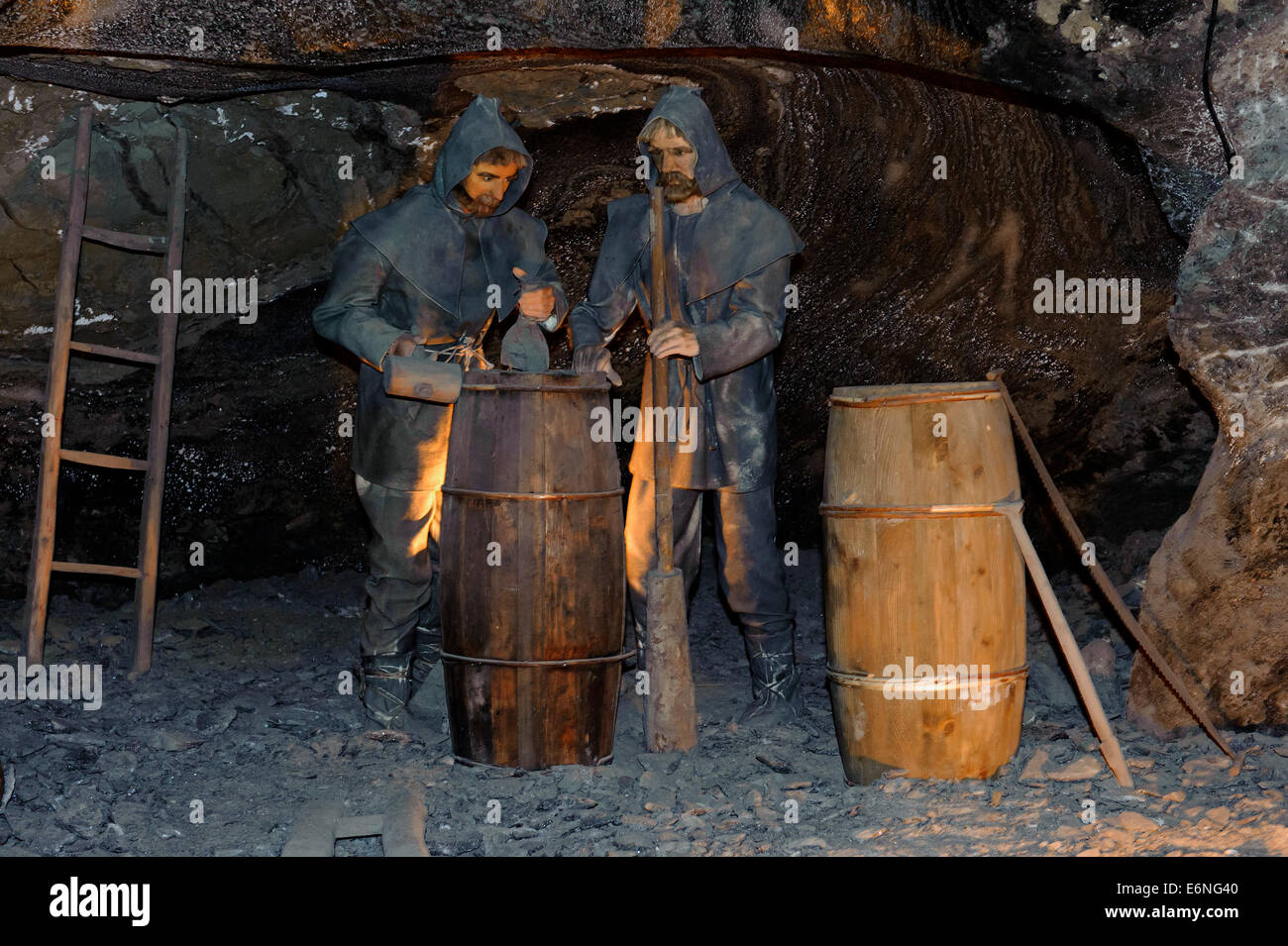 Salt Mine Wielicka in Poland, Europe, UNESCO heritage site Stock Photo ...