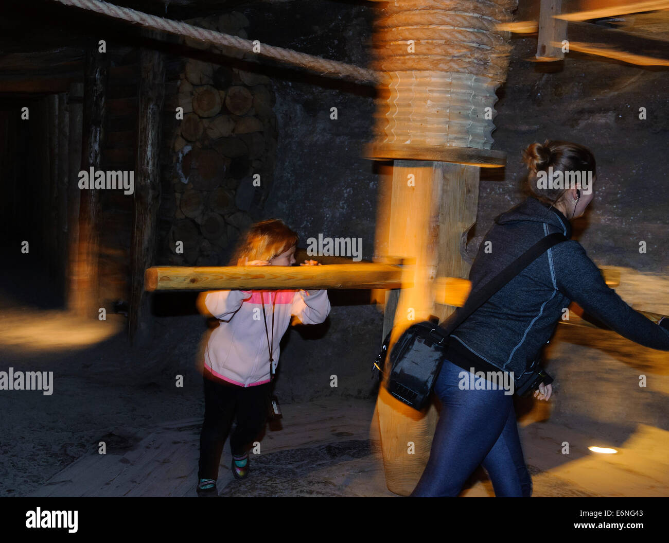 Salt Mine Wielicka in Poland, Europe, UNESCO heritage site Stock Photo ...